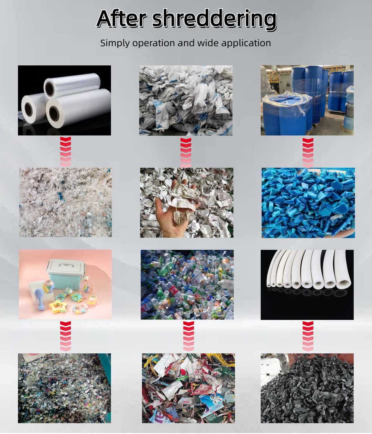 Scrap plastic double shaft shredder - hshshredder